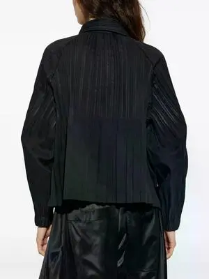 Issey Miyake Double-breasted Pleated Jacket