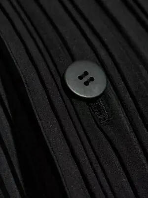 Issey Miyake Double-breasted Pleated Jacket
