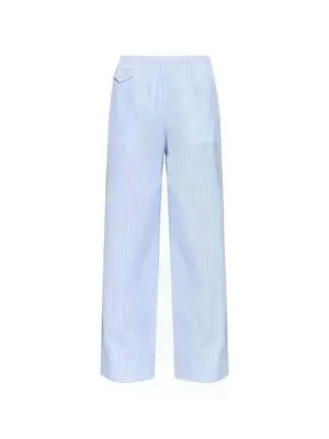 A.p.c. Striped Wide-leg Trousers - Blue