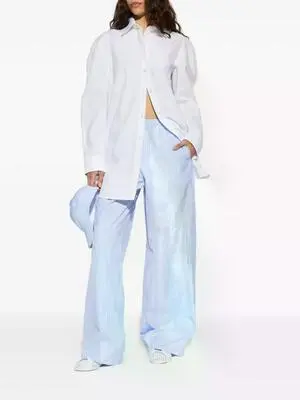 A.p.c. Striped Wide-leg Trousers
