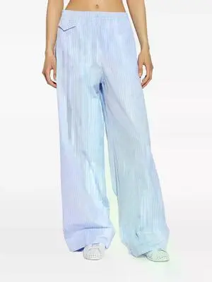 A.p.c. Striped Wide-leg Trousers
