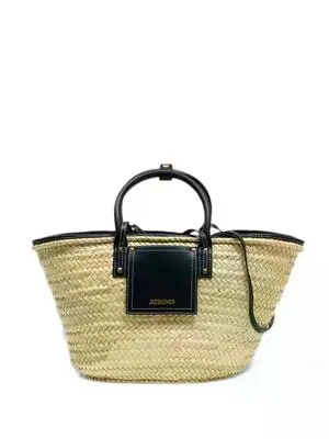 Jacquemus Soli Basket Bag - Neutrals