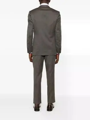 Zegna Double-breasted Wool Suit - Grey