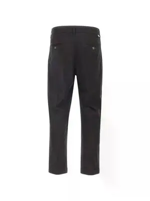 PAOLO PECORA Pleated Turned-up Trousers