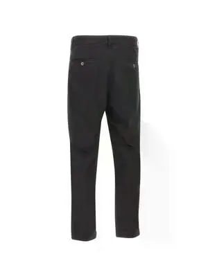 PAOLO PECORA Pleated Turned-up Trousers