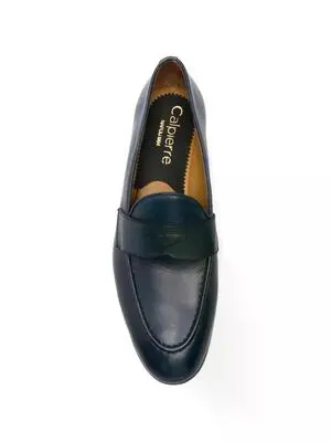 CALPIERRE Penny-slot Leather Loafers