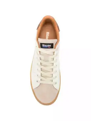 BLAUER. Logo-print Sneakers