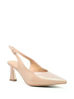 SERGIO MORETTI FIRENZE Patent-leather Slingback Pumps