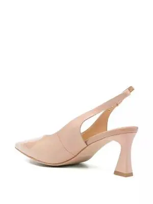 SERGIO MORETTI FIRENZE Patent-leather Slingback Pumps