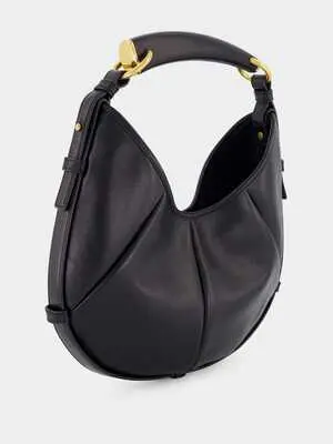 Saint Laurent Mombasa Small Leather Hobo Bag