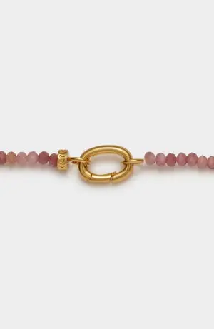 KATIE LOXTON Rhodochrosite Beaded Bracelet With Clasp