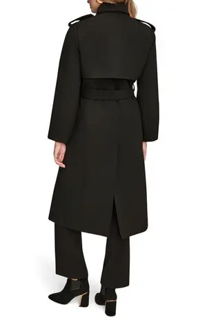 Donna Karan New York Modern Crepe Trench Coat