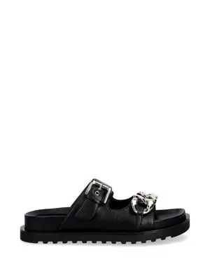 Guess Fatema Buckle-strap Sandals - Black