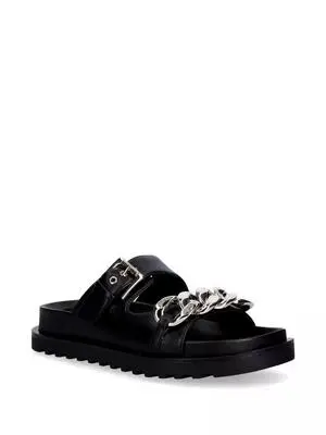 Guess Fatema Buckle-strap Sandals - Black