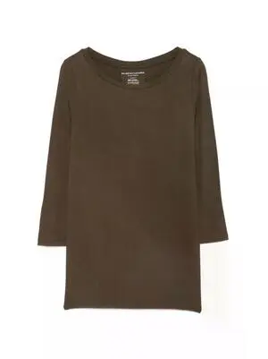 Majestic Filatures Scoop-neck T-shirt - Brown