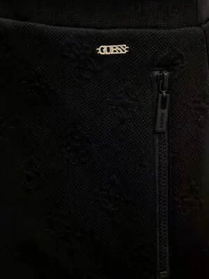 Guess Mini Skirt With Drawstring - Black
