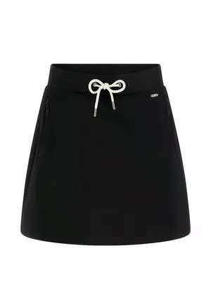 Guess Mini Skirt With Drawstring - Black
