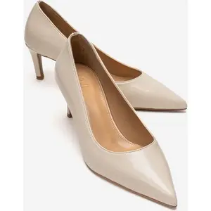 PROLOGUE SHOES Velmira Stiletto Pump - Ecru