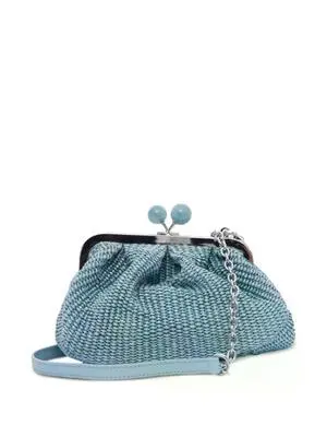Max Mara Pasticcino Woven Shoulder Bag