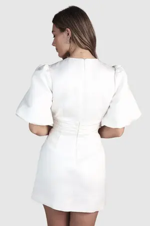 Coast Wrap Front Short Sleeve Mini Dress