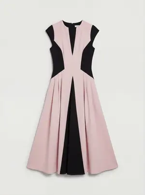 Coast Petite Color Block Midi Dress - Blush
