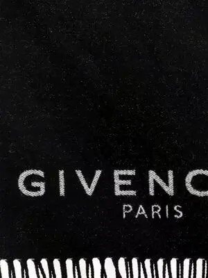 Givenchy Logo Fringed Scarf