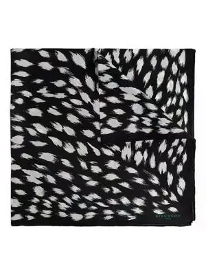 Givenchy Patterned Scarf - Black