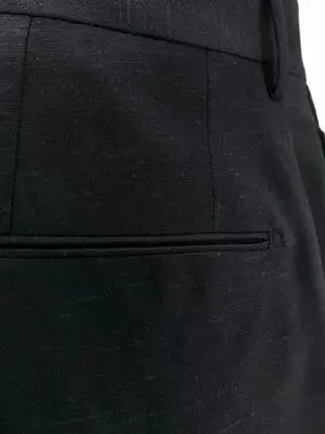 Tagliatore Slub-texture Pressed-crease Trousers