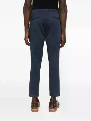 ENTRE AMIS Belt-loop Trousers - Blue
