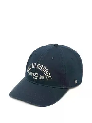 SOUTH GARAGE Logo-embroidered Baseball Cap - Blue