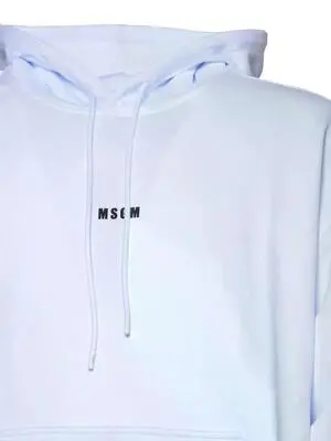 MSGM Logo-print Hoodie - White