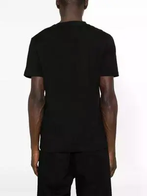 John Richmond Logo-embroidered T-shirt - Black