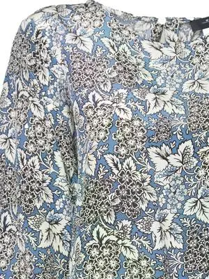 Max Mara Floral-print Blouse - Blue