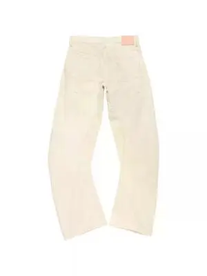 Acne Studios Loose Fit Paint Splatter Jeans - Neutrals