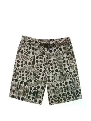BRAIN DEAD Skull Climber Shorts - Neutrals