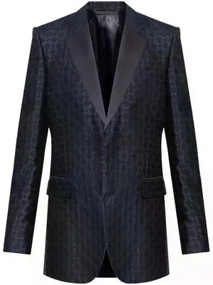 Givenchy Patterned-jacquard Blazer - Blue