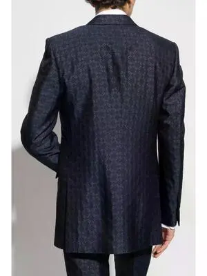 Givenchy Patterned-jacquard Blazer - Blue