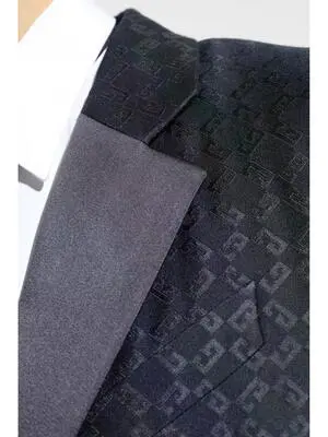 Givenchy Patterned-jacquard Blazer - Blue