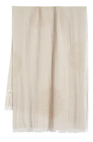 Eileen Fisher Linen Circles Scarf