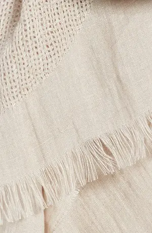 Eileen Fisher Linen Circles Scarf