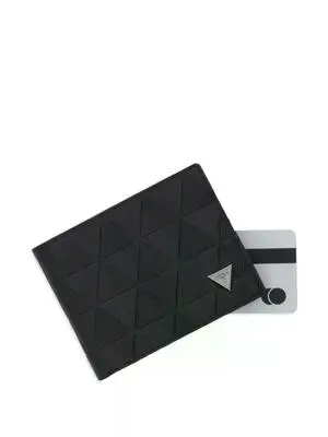 Guess Geometric-embossed Bifold Wallet