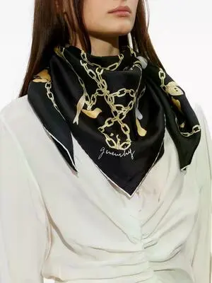 Givenchy Chain-motif Silk Scarf