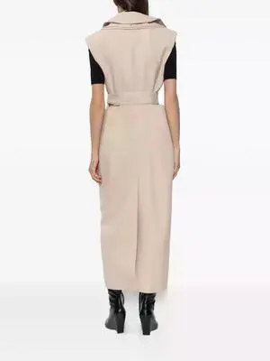 Sportmax Belted Sleeveless Coat