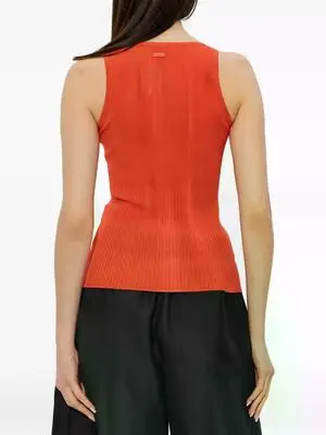 Max Mara Ribbed Tank Top - Orange