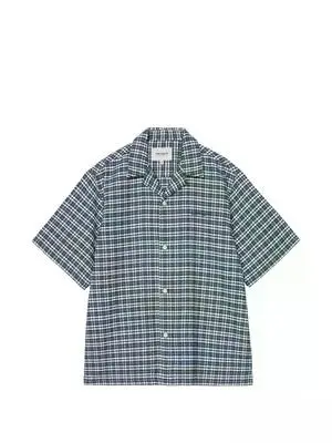 Carhartt Work In Progress Kander Checked Cotton Shirt - Black