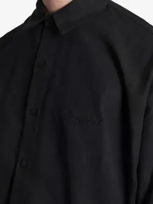 Fear Of God Logo-embroidered Long-sleeve Shirt