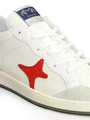 AMA-BRAND Star-patch Lace-up Sneakers
