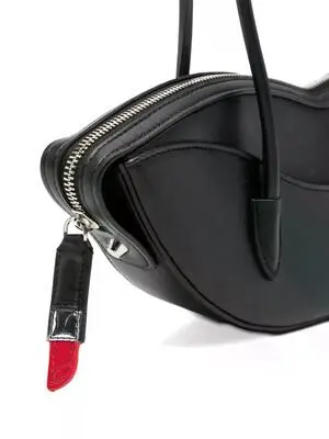 Fiorucci Lips-shaped Tote Bag - Black