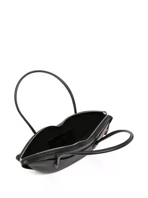 Fiorucci Lips-shaped Tote Bag - Black