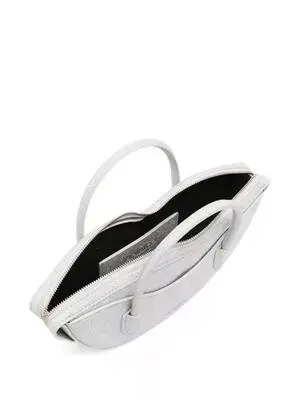 Fiorucci Lip-shape Mini Bag - Silver